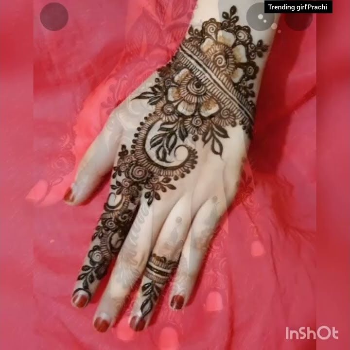 simple &most beautiful mehndi designs ideas#karwachauth#shorts - YouTube