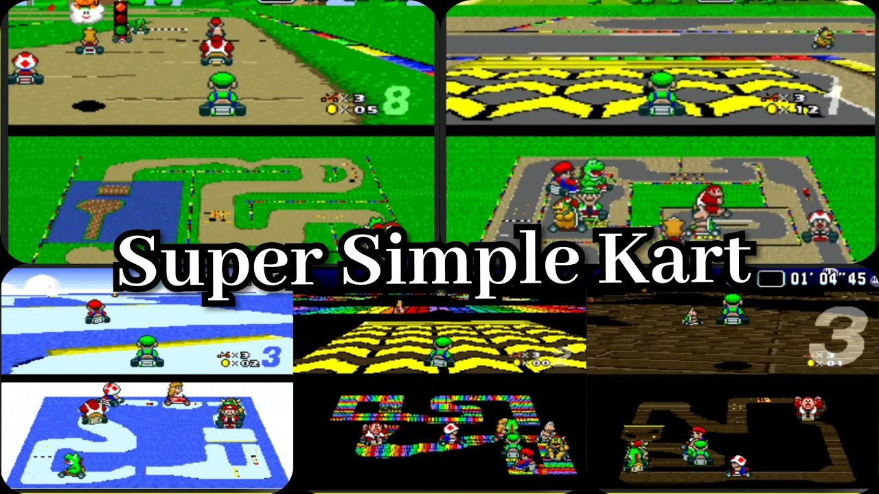 Super Simple Kart - Special Cup (SMK Hack) - YouTube