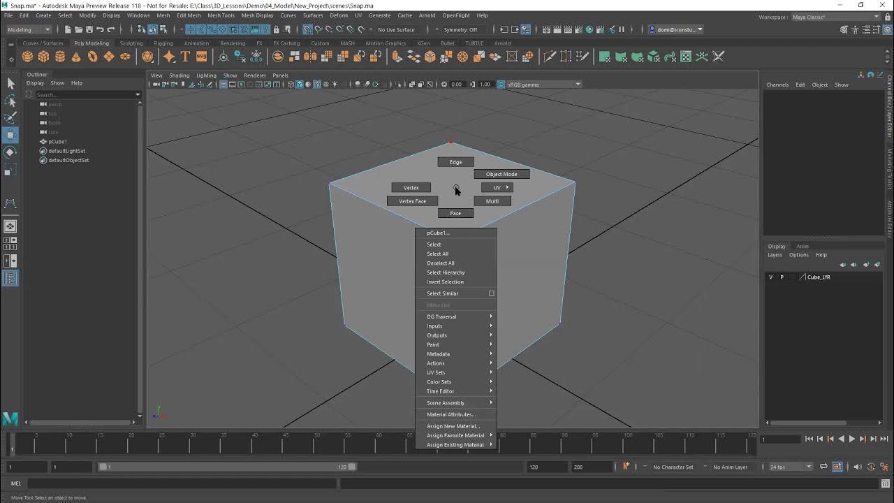 12 Maya Basics Tutorial – Pivot - YouTube
