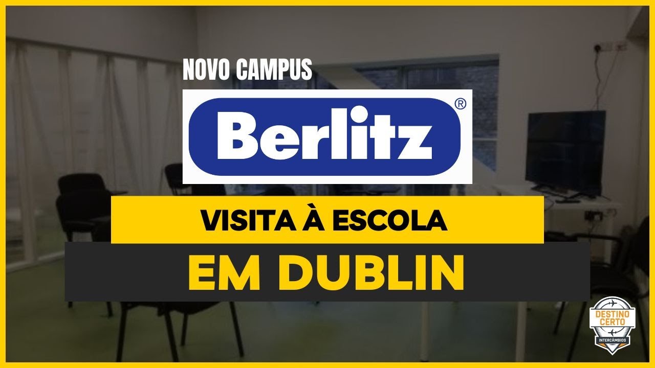 Visita ao novo campus da escola Berlitz - Dublin - YouTube