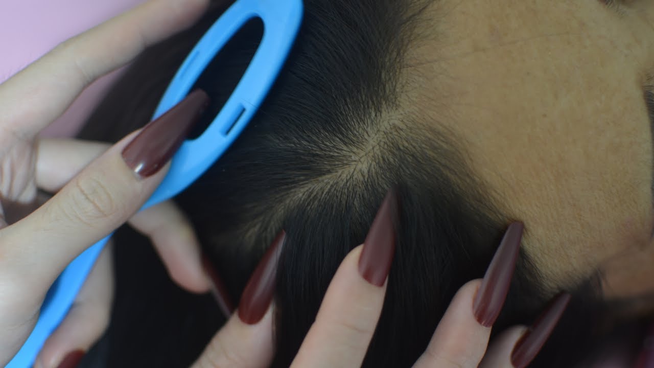 ASMR Head Scratching, Head Massage, Head Tingles, Therapy Sounds Make ...