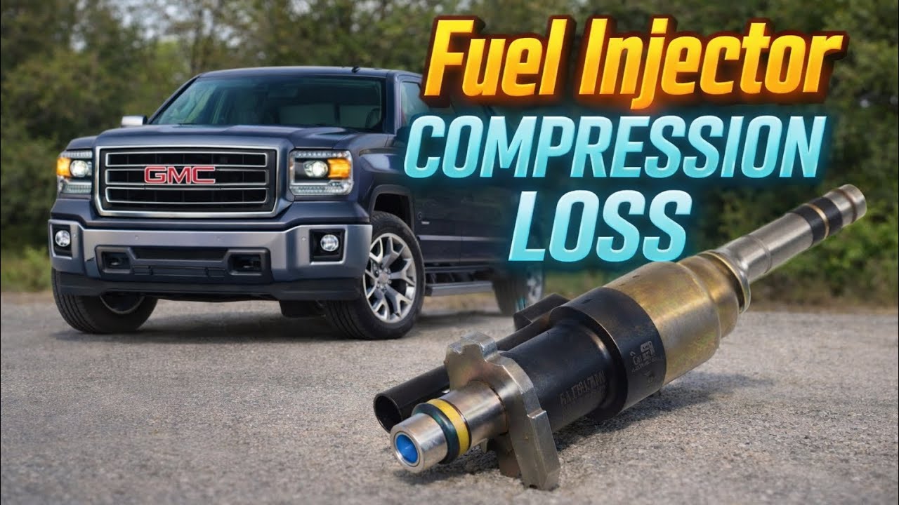 GMC Sierra GDI Fuel Injector Leaking Compression - YouTube