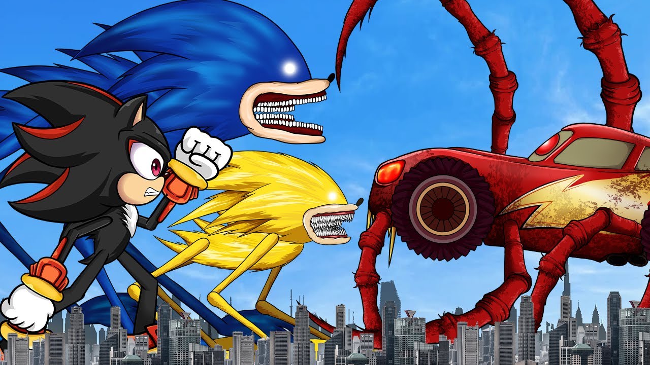 McQueen Eater meets Shin Sonic Tapes,Sonic The Hedgehog - Lightning ...