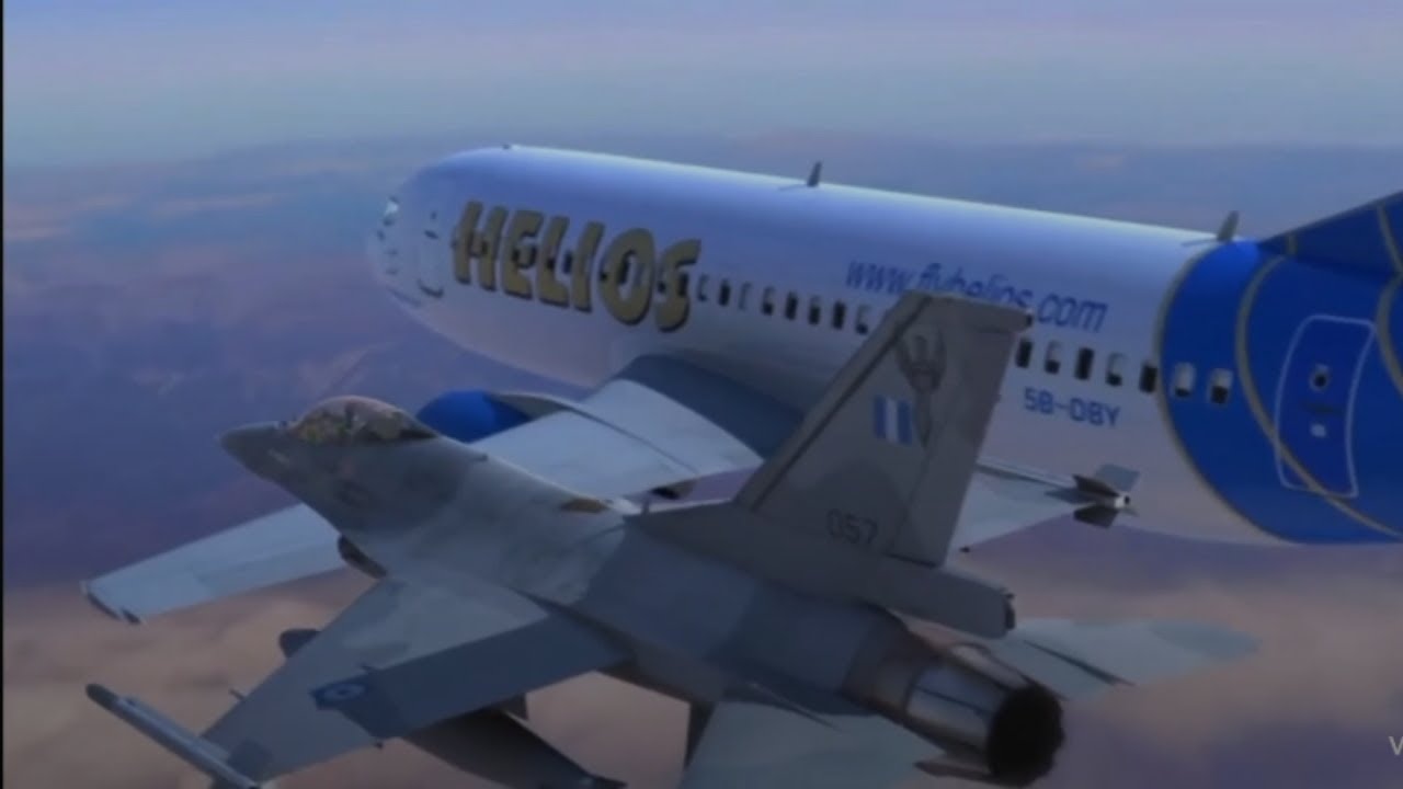 Helios Airways flight 522 cabin incapapacitation & crash Animation ...