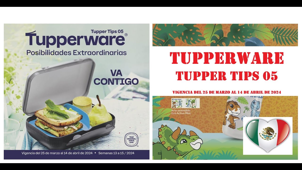 Catálogo Tupperware TUPPER TIPS 05 - 2024 México - YouTube