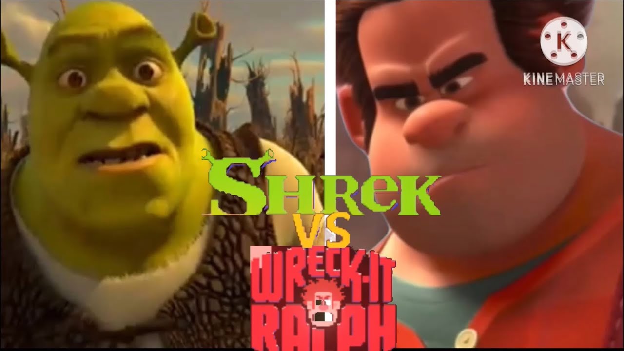 Shrek Vs Wreck It Ralph Remake Full Fight (Epic) - YouTube