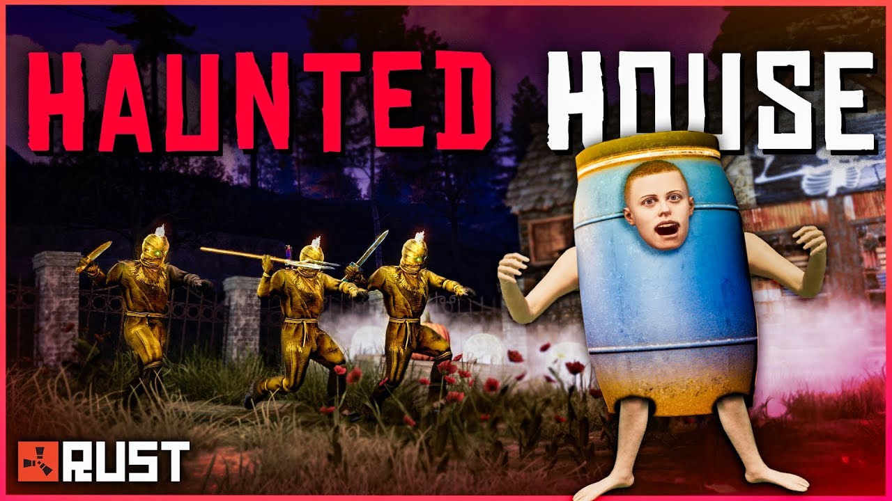Running a HAUNTED TRAP BASE for HALLOWEEN - Rust Shop Event - YouTube