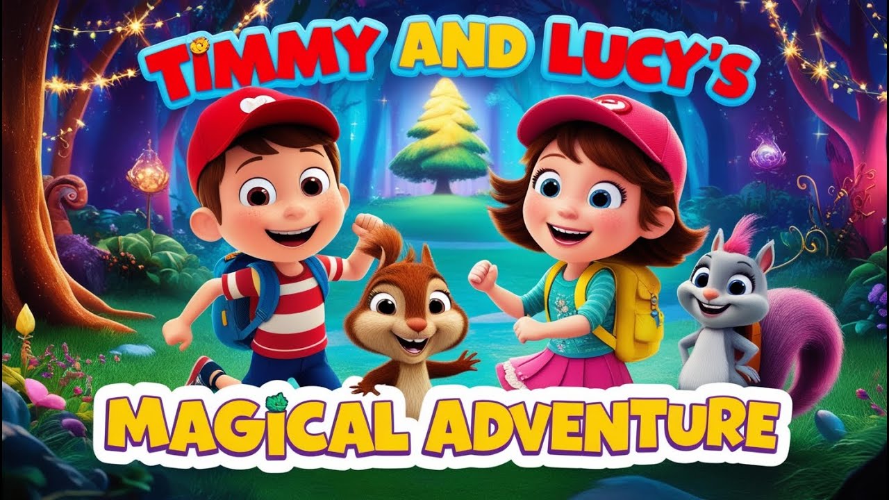 🌟 Timmy & Lucy's Magical Adventure 🐿️ | A Fun Kids' Cartoon with a ...