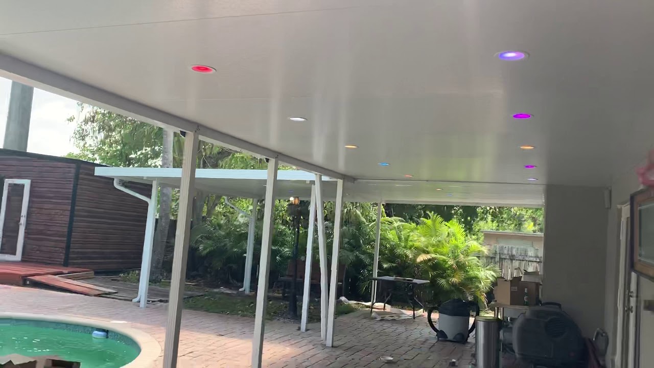 Luces led, led lights , insulated panel - YouTube