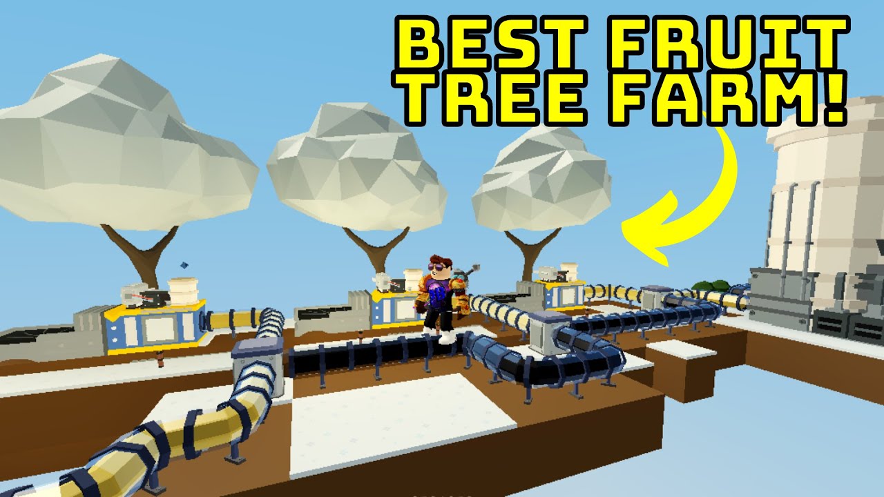 How To Build The Best Fruit Tree Farm🌴!! - YouTube