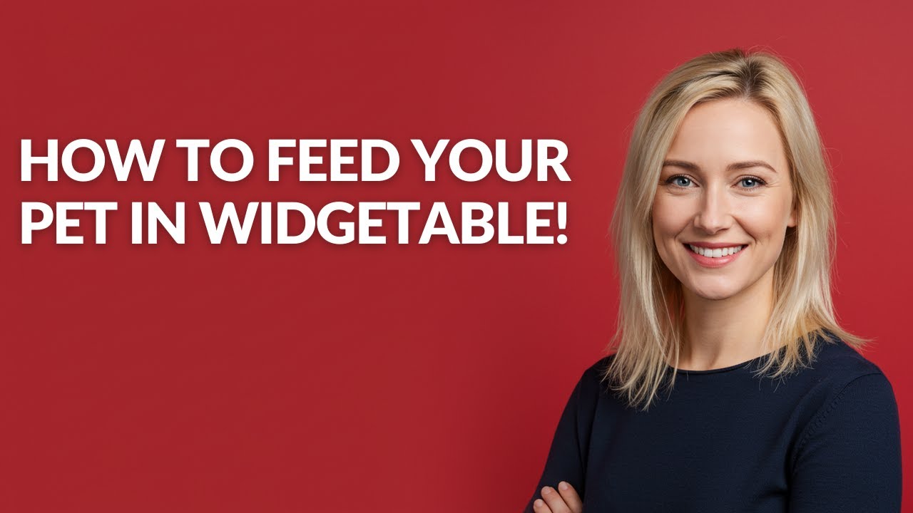 HOW TO FEED YOUR PET IN WIDGETABLE! - Julia'sTutorials - YouTube