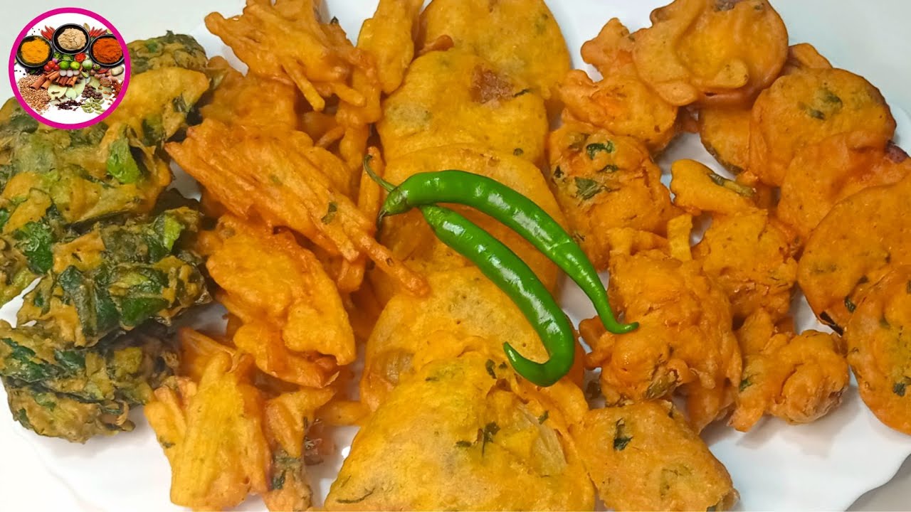 4 Must Try Vegetable Pakora | Street Style Veg Pakoda - Pakora Platter ...