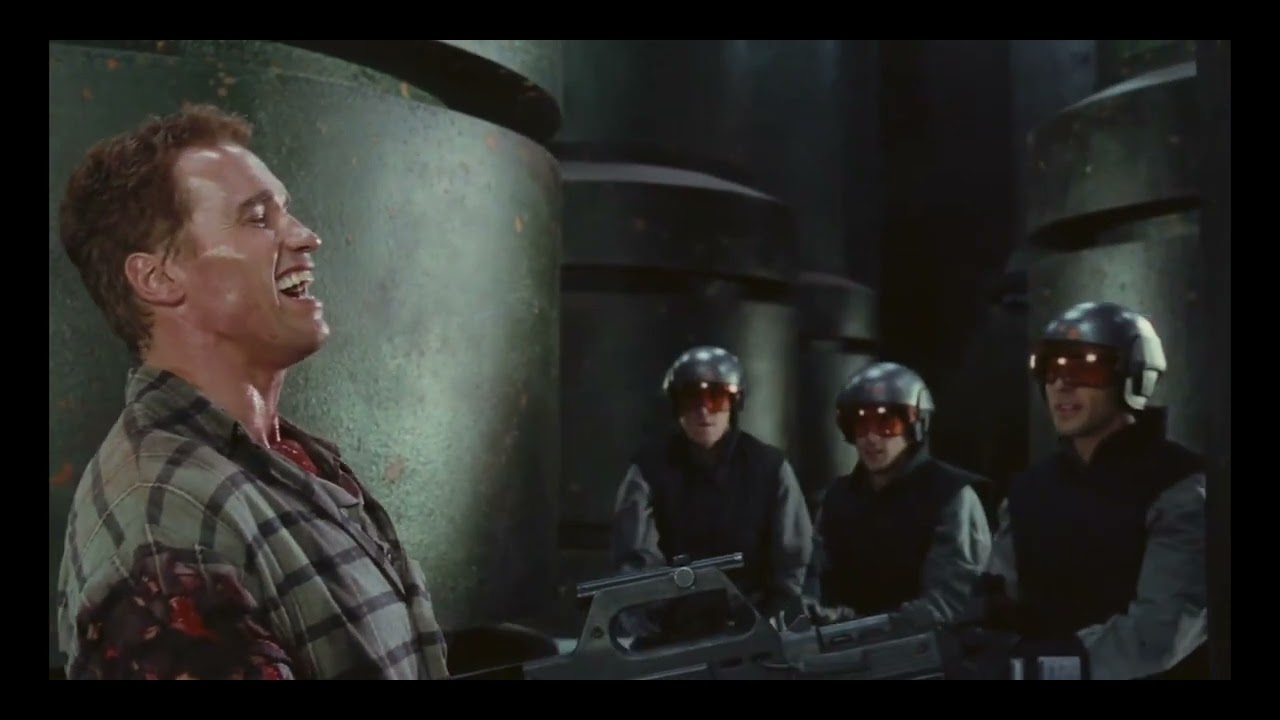 Holographic Watch Scene | Best Movie Cuts | Total Recall | - YouTube