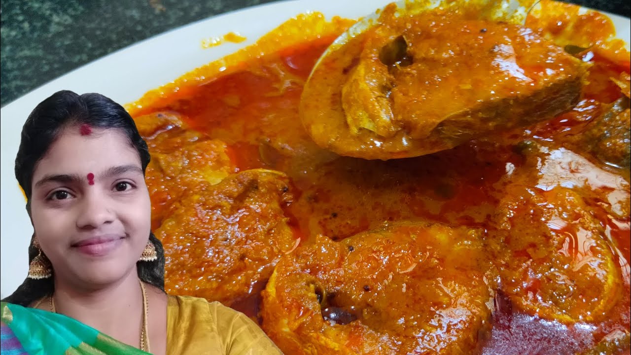 கொடுவா மீன் குழம்பு செய்வது எப்படி | Meen Kulambu in Tamil | koduva meen kulambu | Fish Curry ...