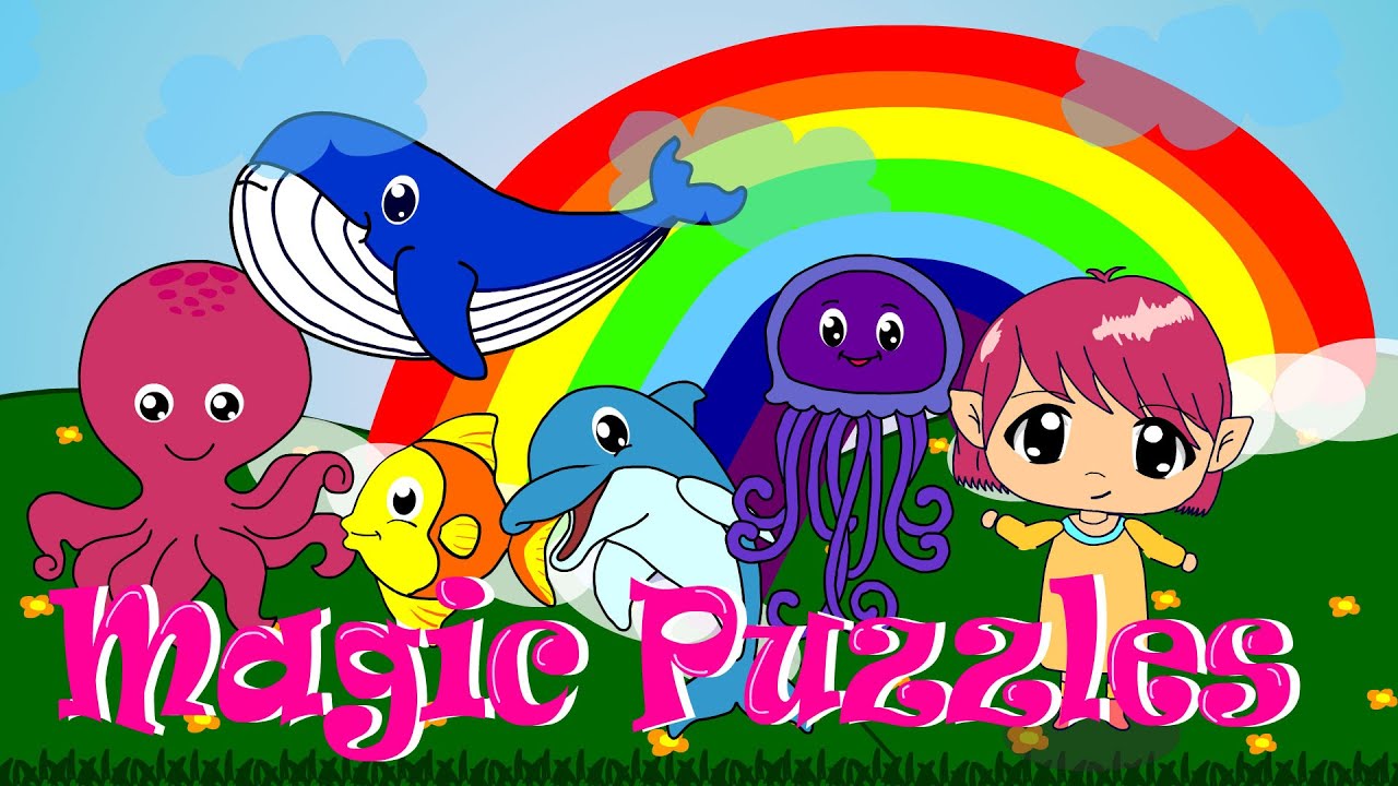 Magic Puzzles, cartoons for the little ones, get acquainted with the ...