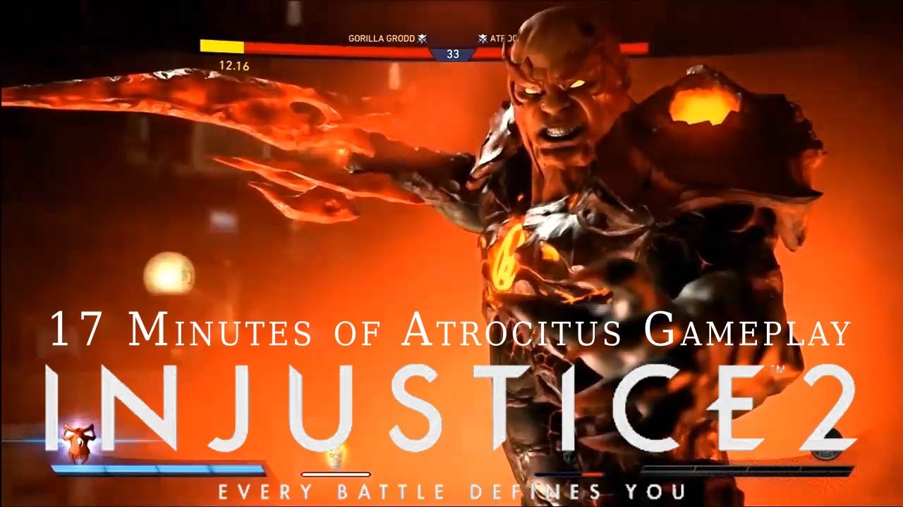 Injustice 2 - All Atrocitus Gameplay - YouTube