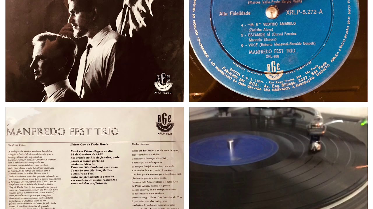 Manfredo Fest Trio / Estamos Ai - YouTube