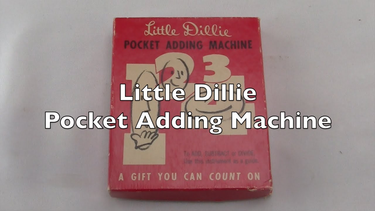 Little Dillie Pocket Adding Machine Review / HowTo - YouTube