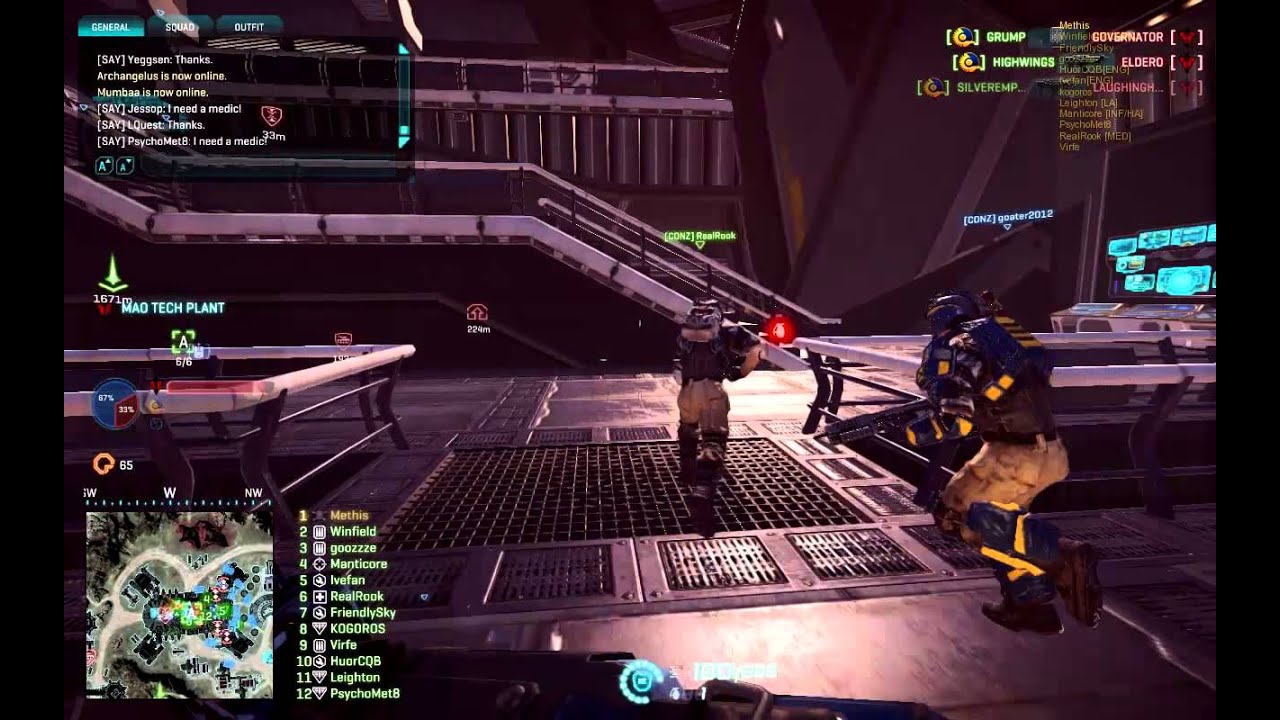 Planetside 2 - Instant action MAO Tech Plant - YouTube