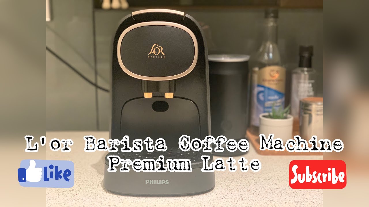 Unboxing L’or barista coffee machine premium latte+making cappuccino ...