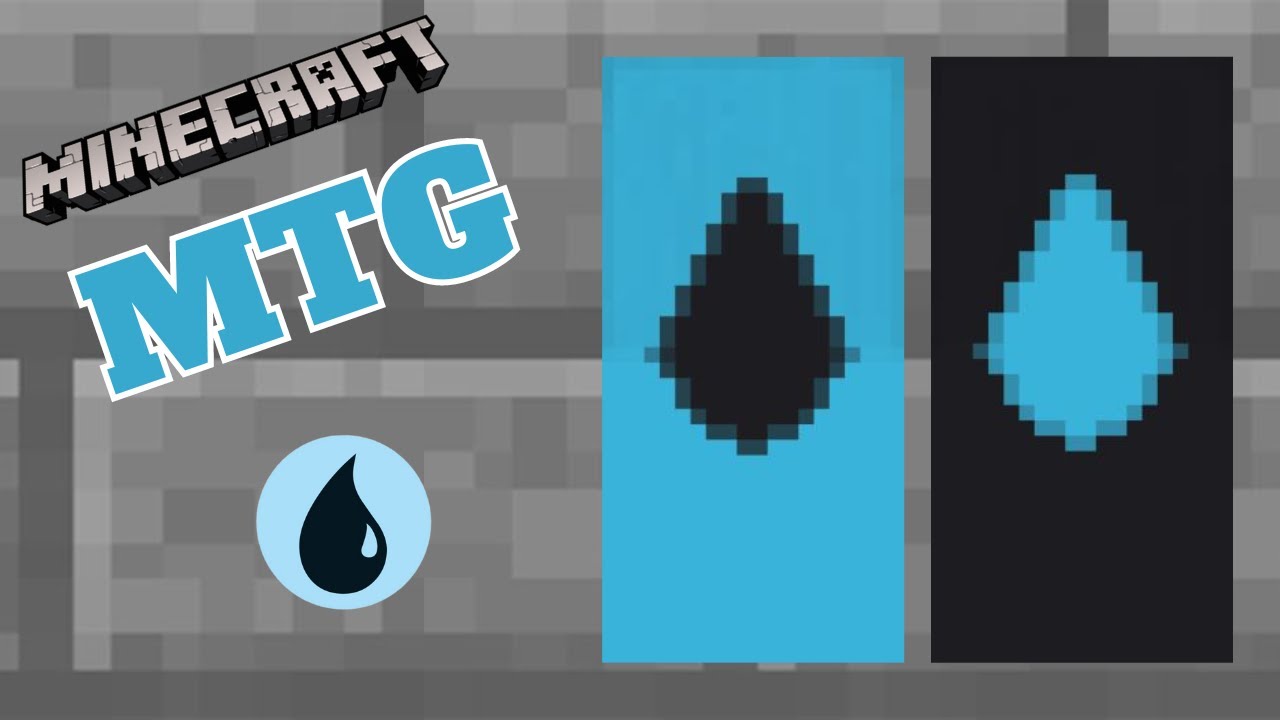 Minecraft Magic the Gathering - Island Banner Design - It's Banner Time ...