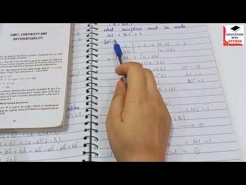 Chapter Zero | Exercise Q 3(b) to Q 6 | Complex Analysis by Dr M Iqbal - YouTube