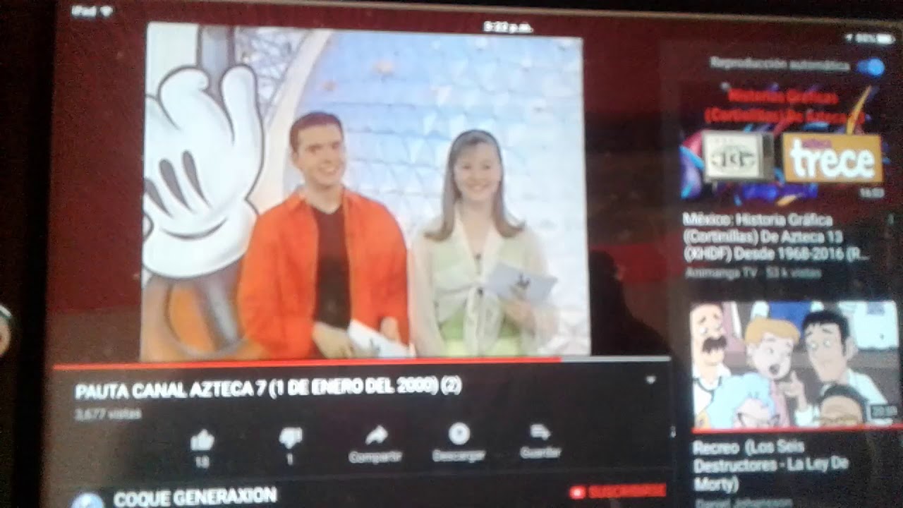 Comercial Promo (Disney Club) Azteca 7 - México - YouTube