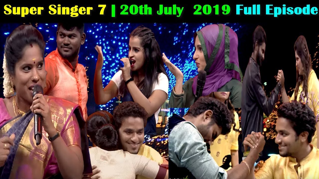 Super singer 7 | 20th july 2019 full episode | vikram | mufeedha ...