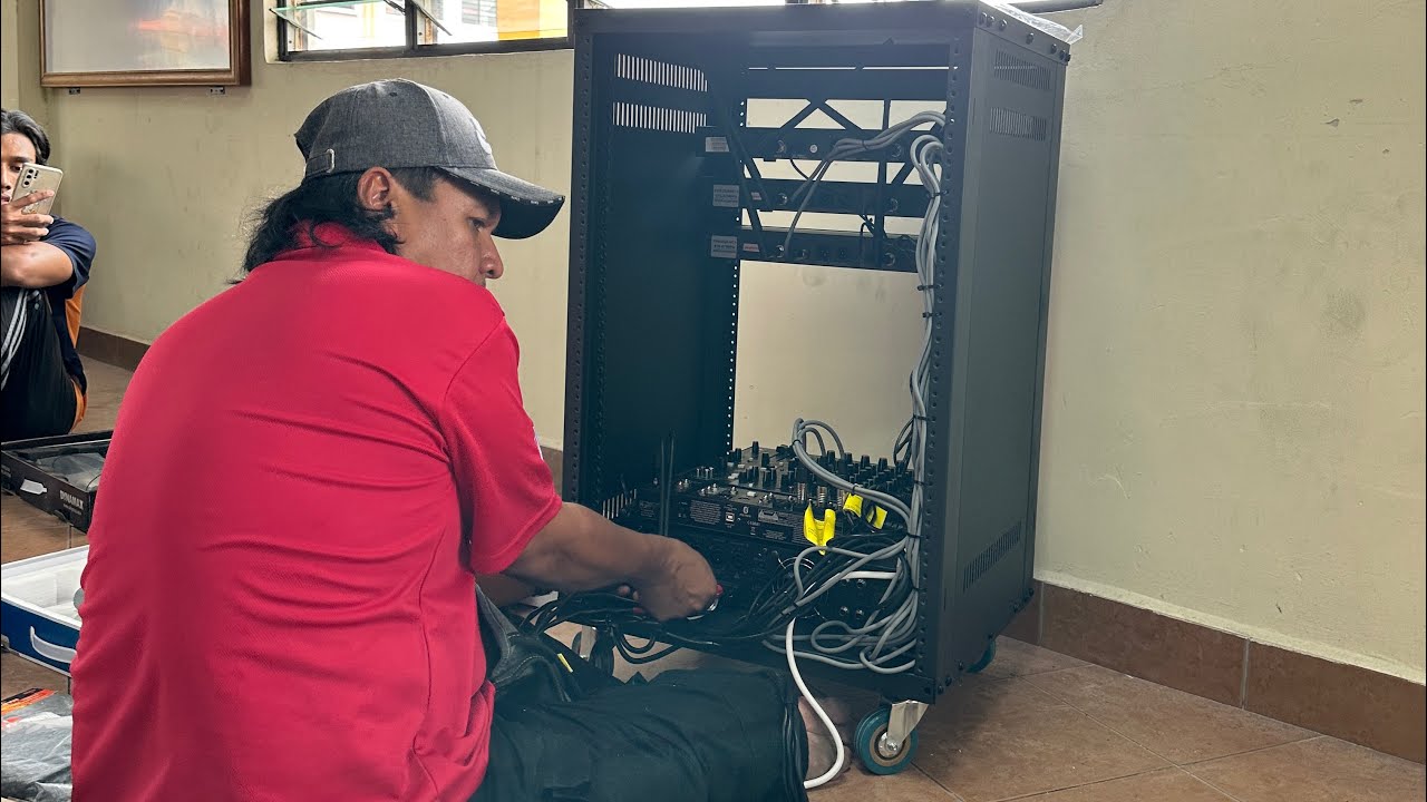 Job Done!Setup, wiring, installation Sound System, Projector Screen ...