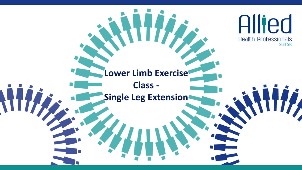 Single Leg Extension - Lower Limb Exercise Class - YouTube