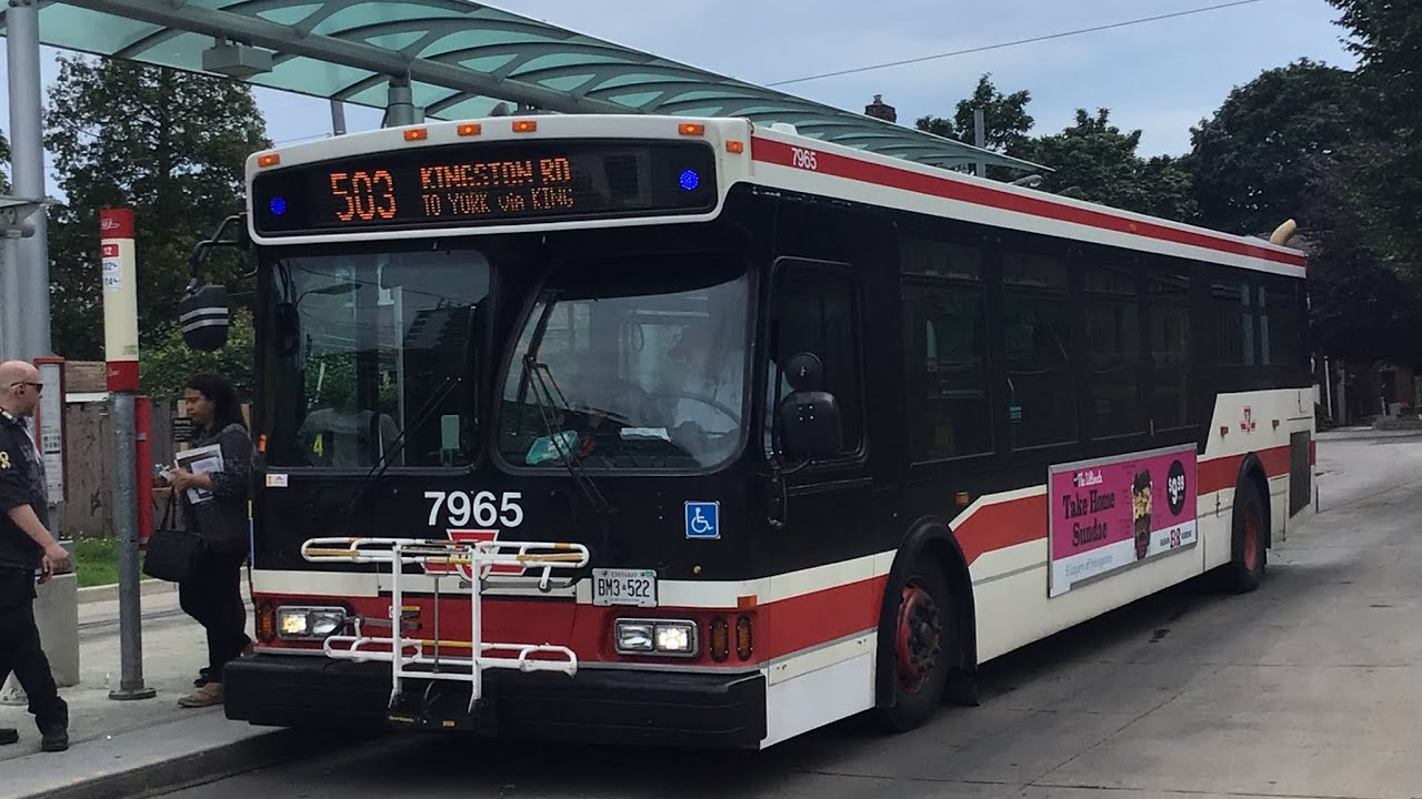 TTC Westbound Ride Video on 7965 on route 503 Kingston Road ...