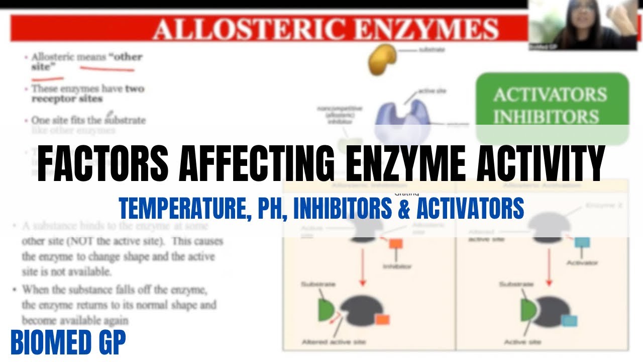 Factors affecting enzyme activity: Temperature, pH, Concentration ...
