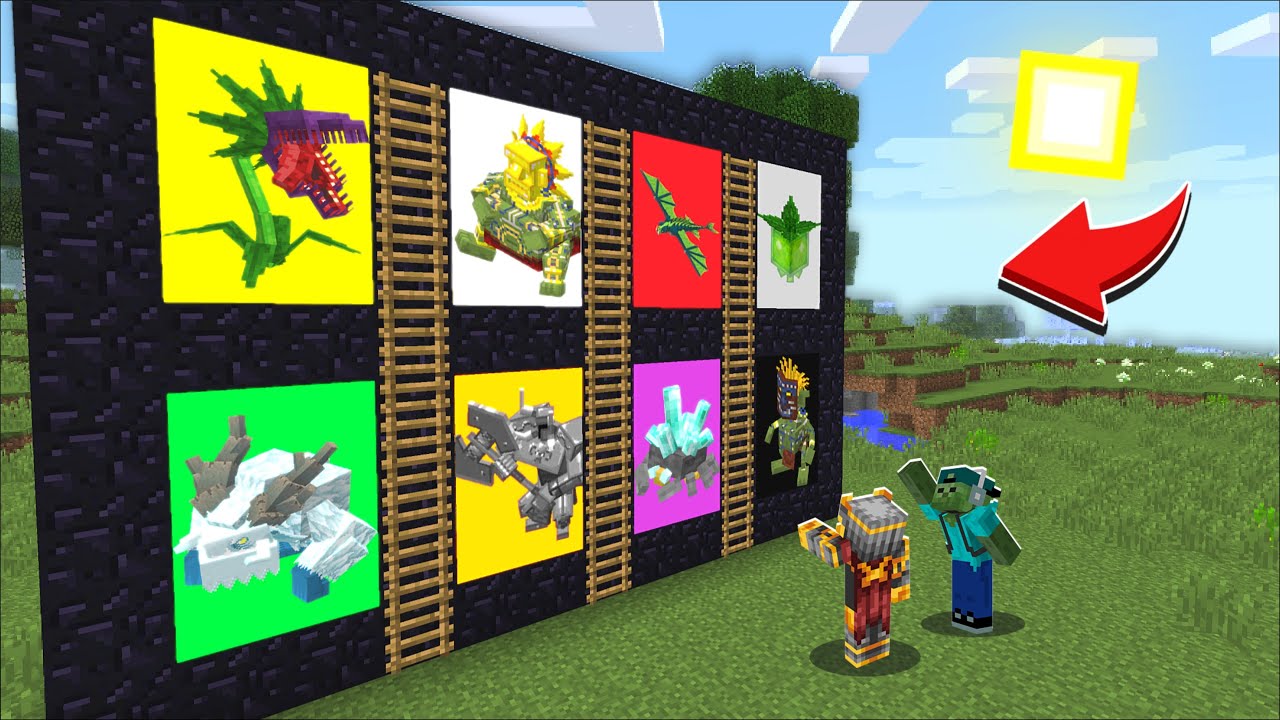 Minecraft but theres Custom Mowzie's Mobs / Dangerous Portals to ...