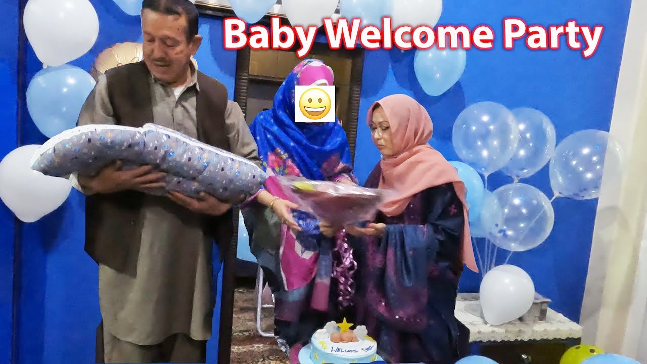 New baby welcome party | Baby boy birth celebration - YouTube