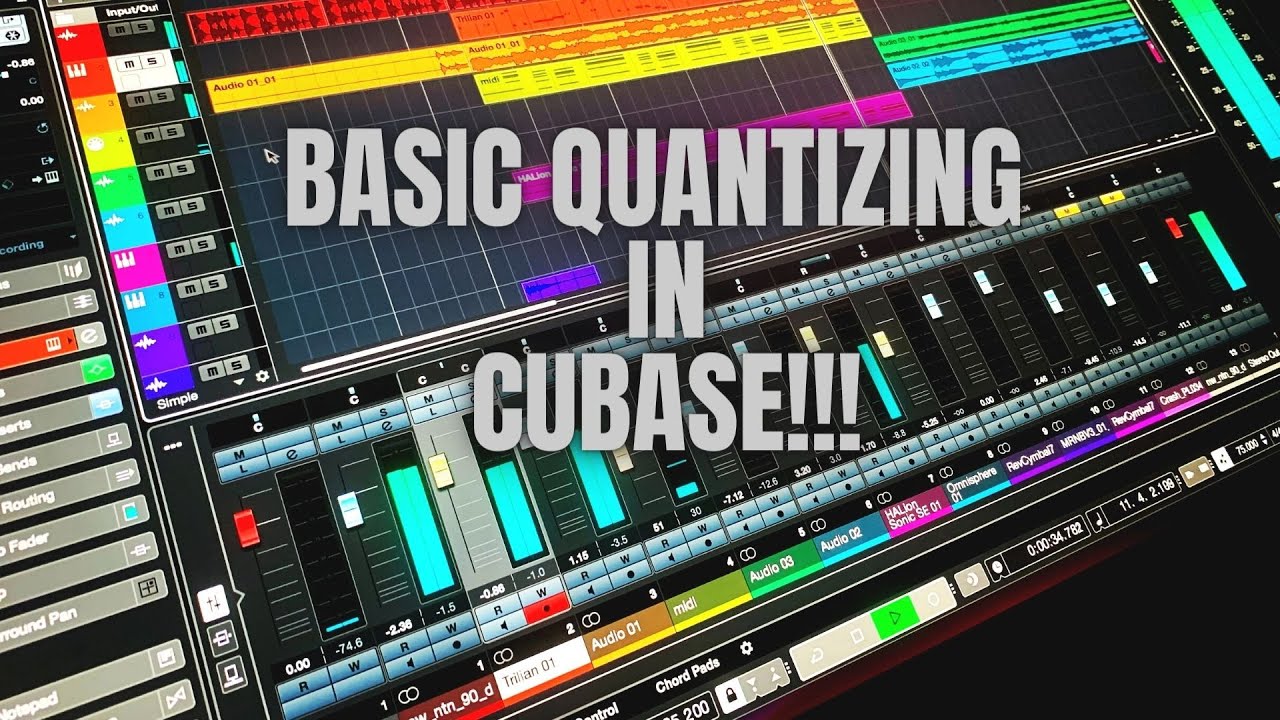 BASIC QUANTIZING IN CUBASE! - YouTube