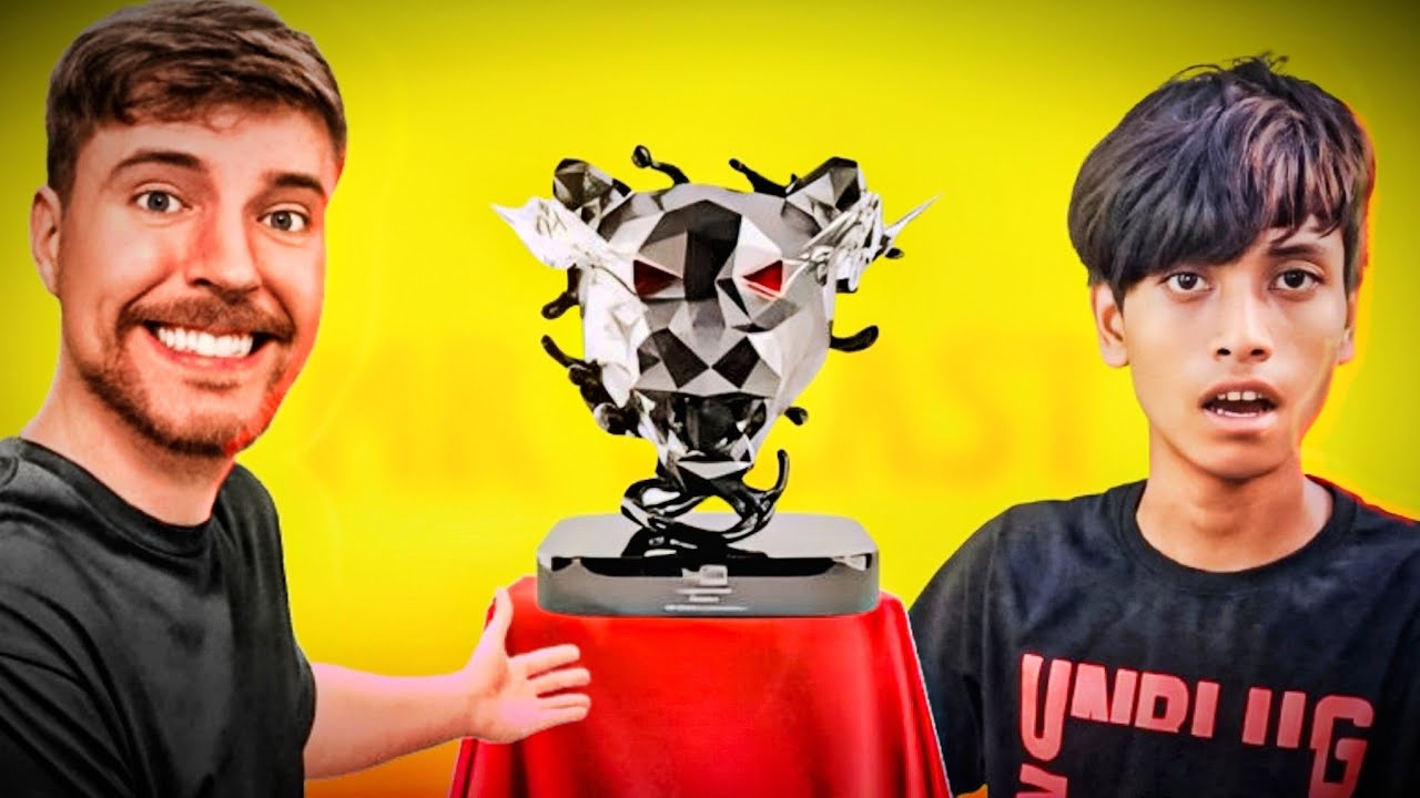 I Gifted @MrBeast With 300M Play Button - YouTube