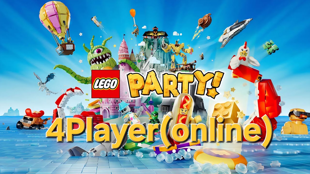 LEGO Party | 4player (Local play-Online) PVP - YouTube
