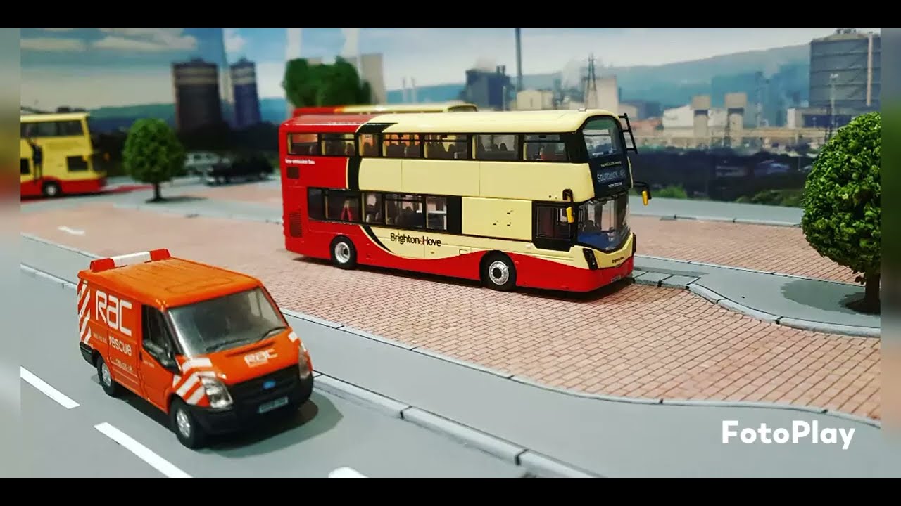 Some current model bus projects and diorama's being built - YouTube