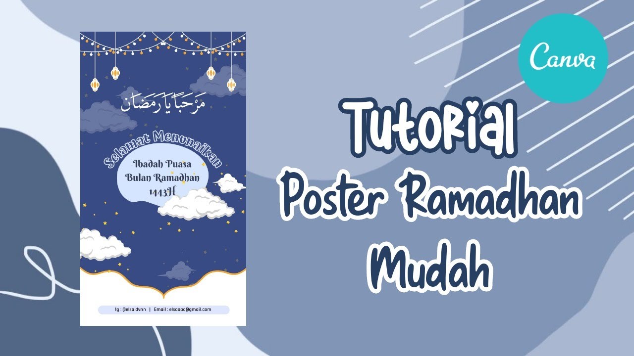 Tutorial Membuat Poster Ramadhan Simpel dan Mudah | Canva - YouTube