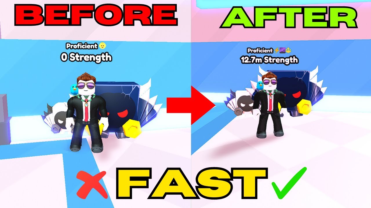 How to get strength fast in Arm Wrestle Simulator Roblox! - YouTube