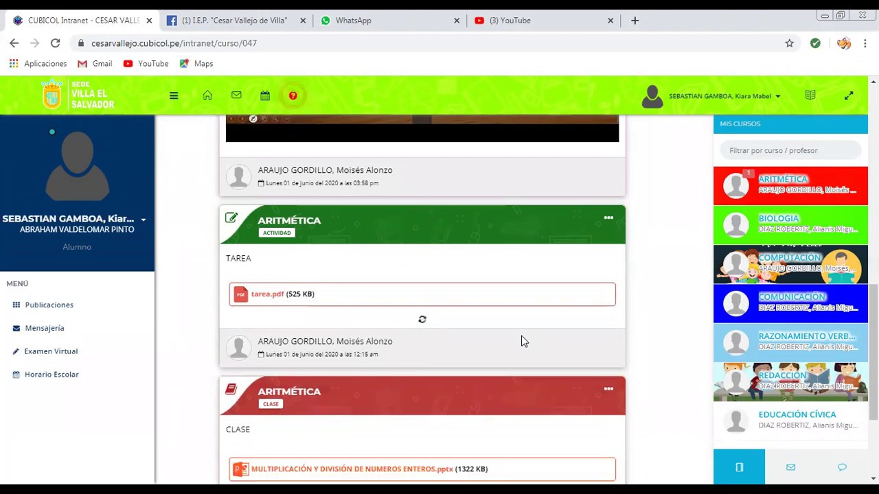 Como subir una tarea a la plataforma CUBICOL - YouTube