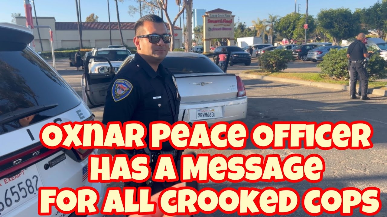 OXNARD PD OFFICER HAS A MESSAGE: - YouTube