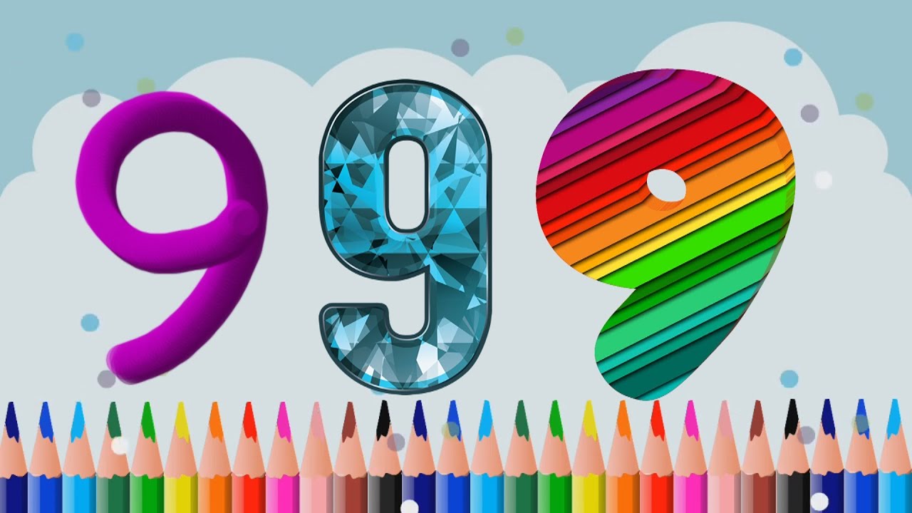 Numbers 1 to 1000 | 1-1000 colorful 3D [294] - YouTube
