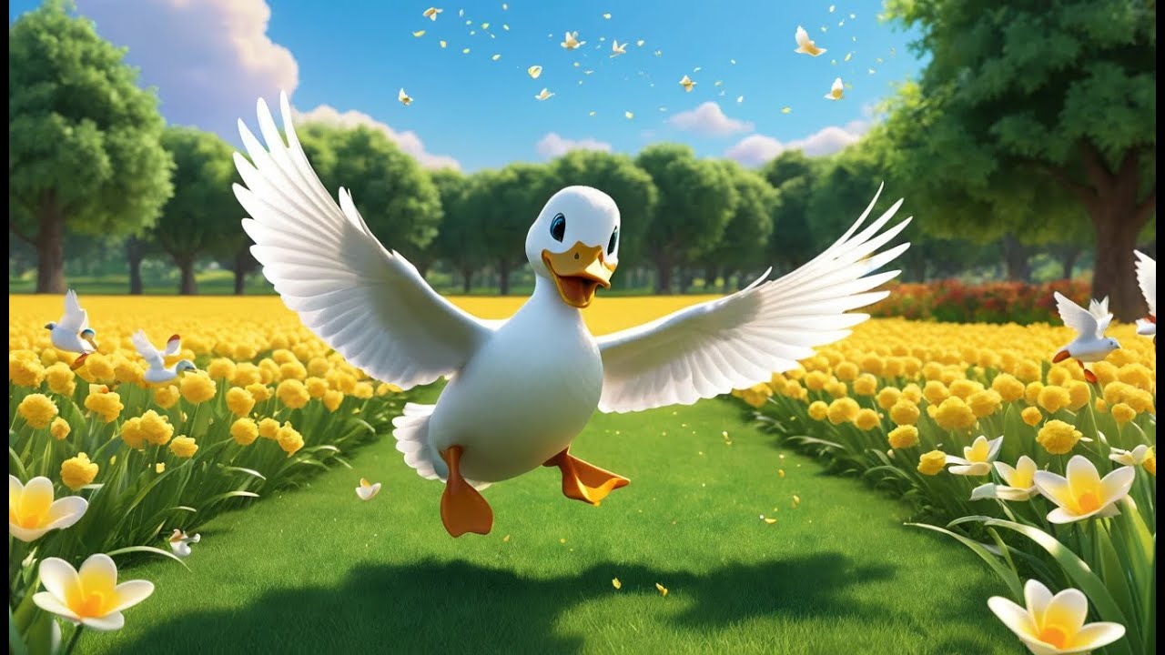 Ducky Flappy Wings Go Flap Flap Flap | Energetic Duck Song for Toddlers ...