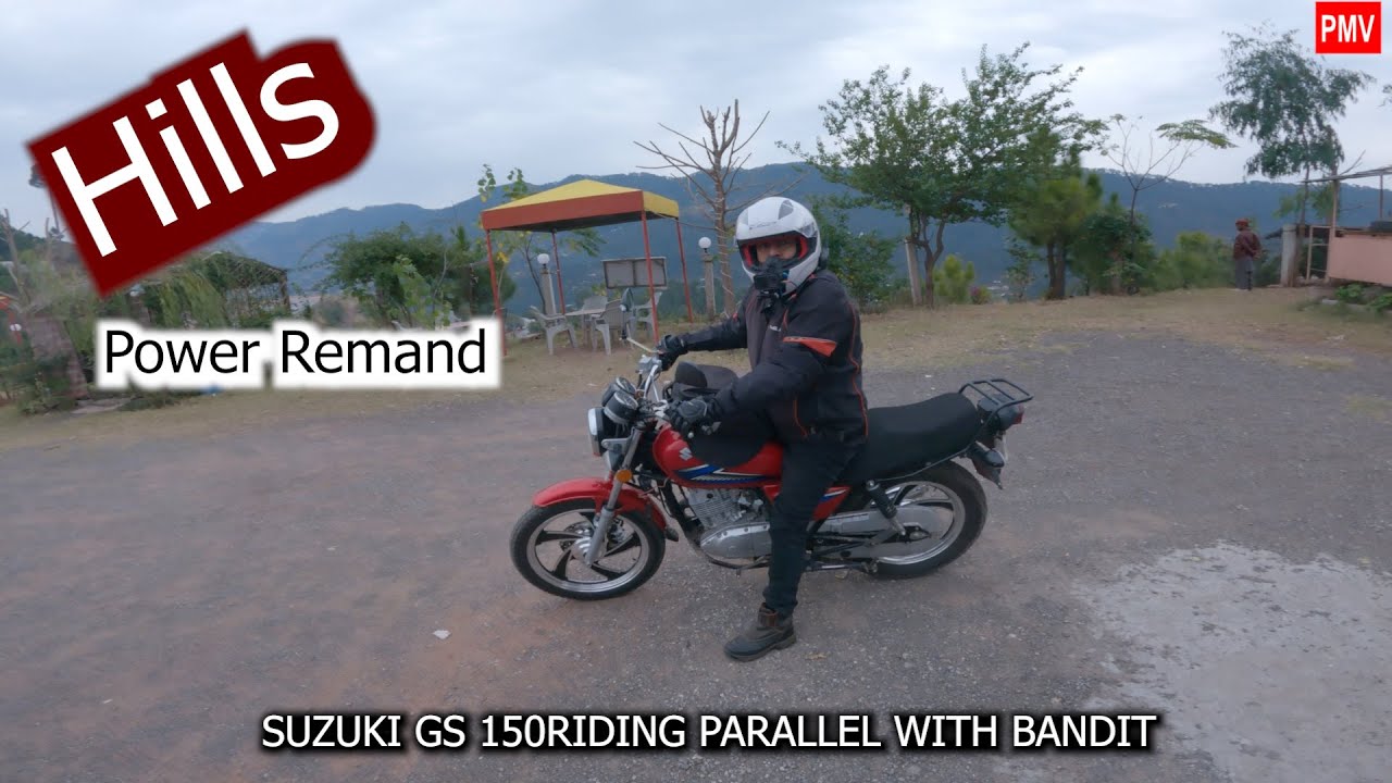 SUZUKI GS 150 & SUZUKI BANDIT RIDING IN PARALLEL ON HILLS - YouTube