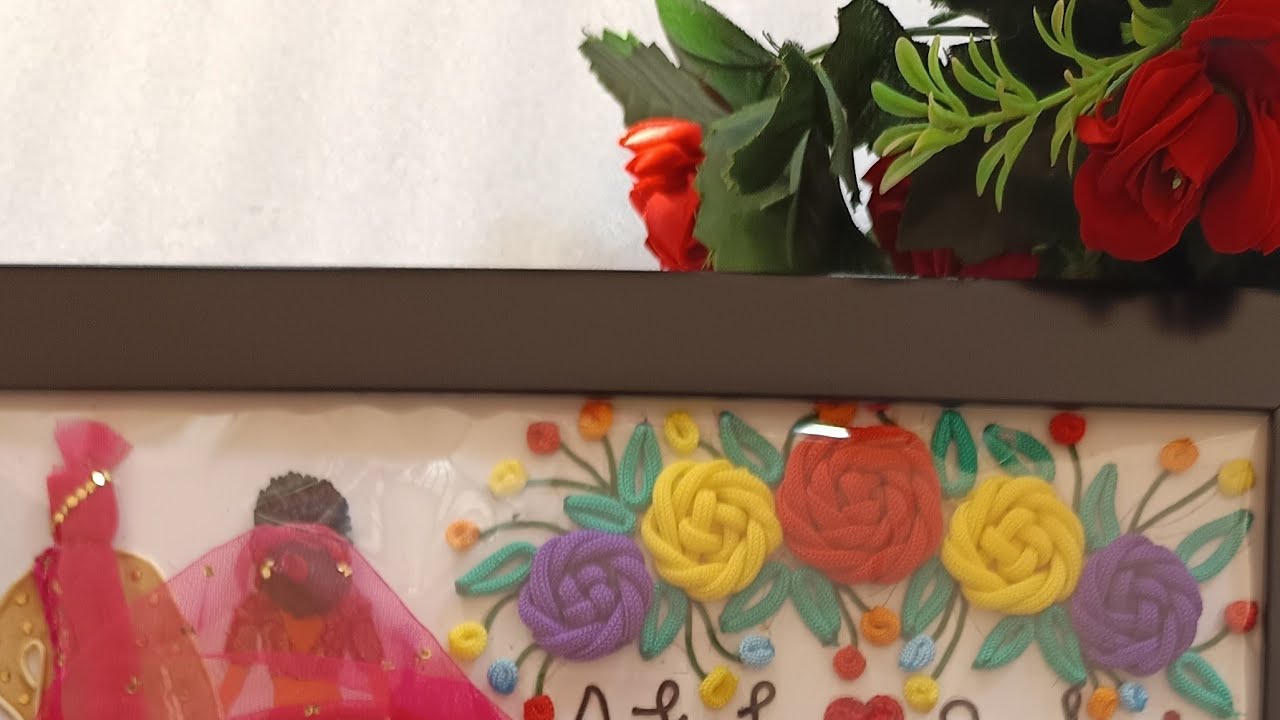 Macrame hoop part-4 /macrame hoop design art/hoop make flower/hoop ...