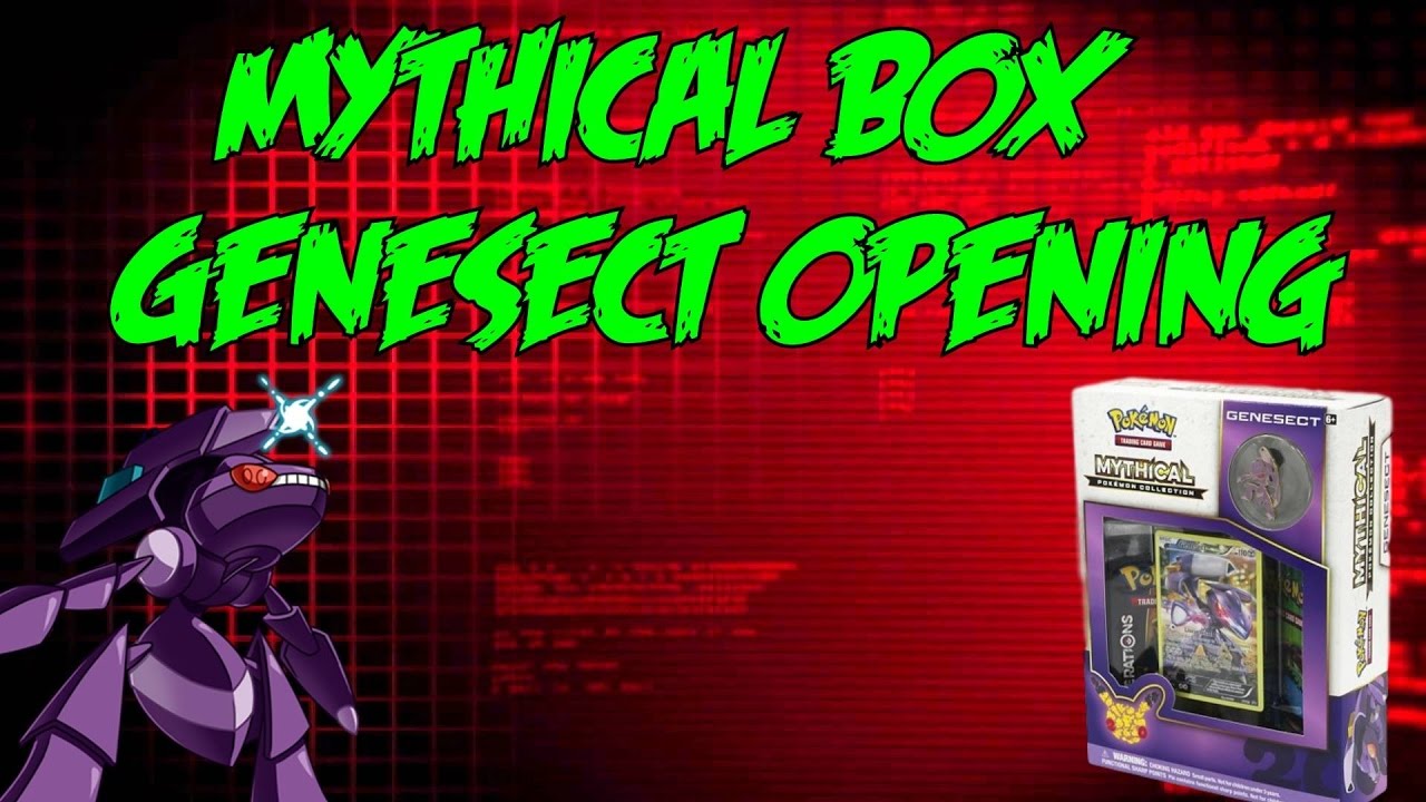 Pokemon Mythical Box Genesect Opening FREE CODE - YouTube