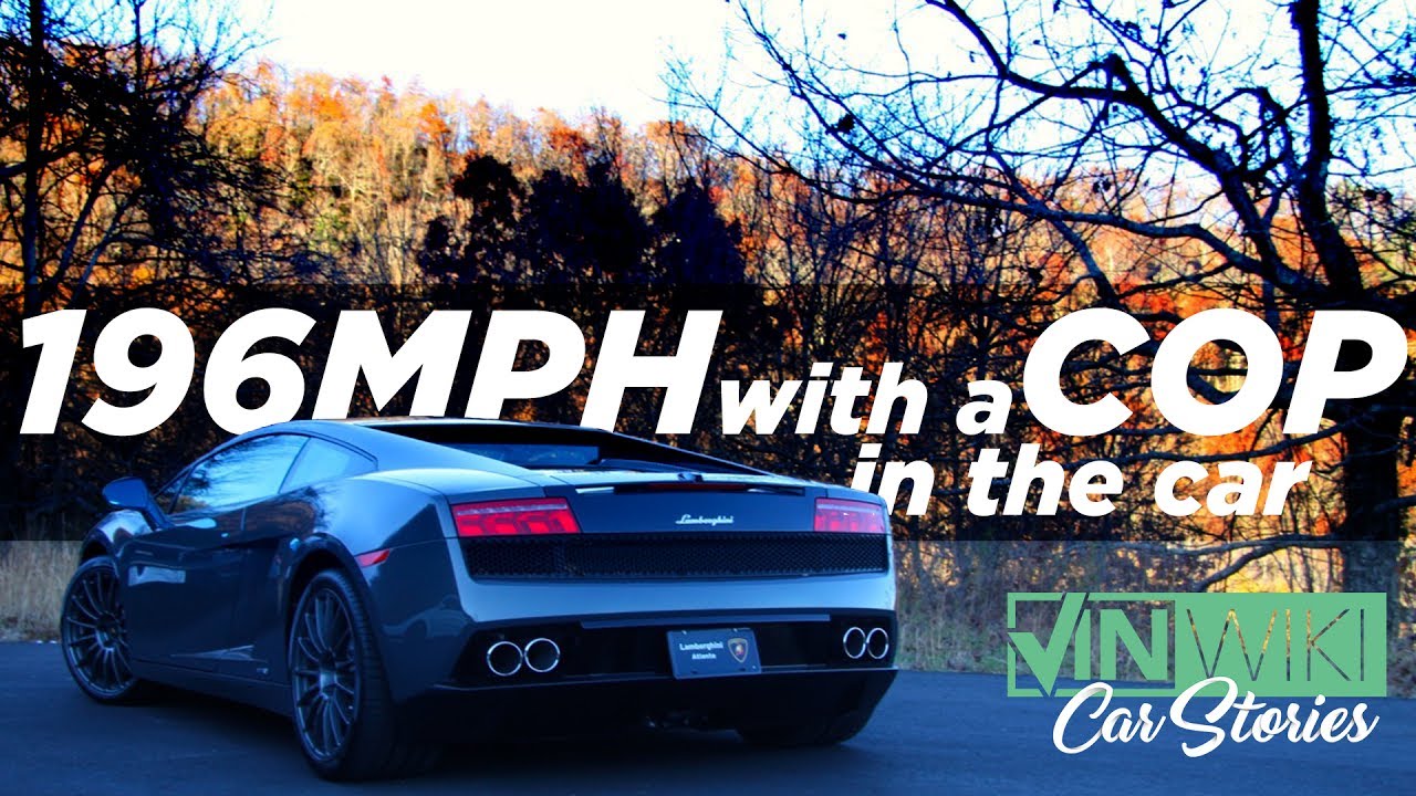 196 MPH With A Cop In The Car - YouTube
