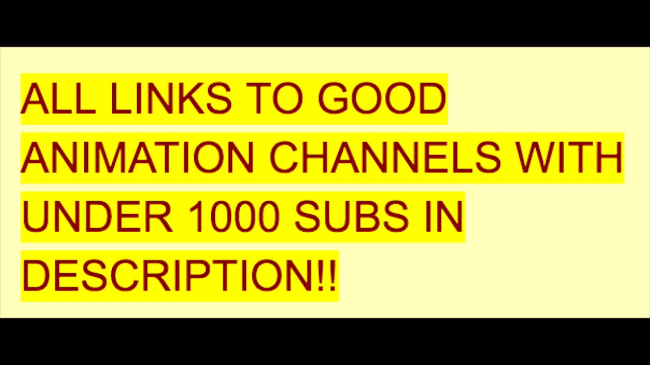 good small animation channels - YouTube