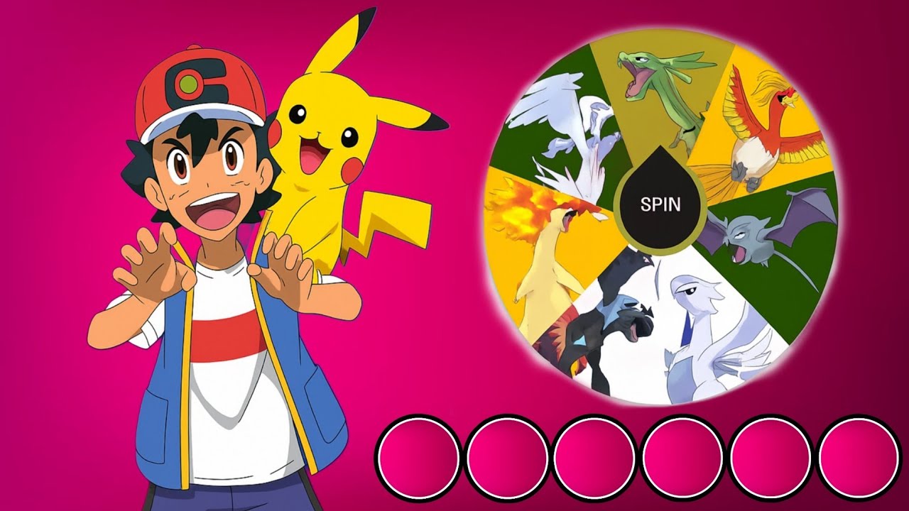 Pokemon Ash Spin Challenge Team 🤯 💪 #pokemon - YouTube